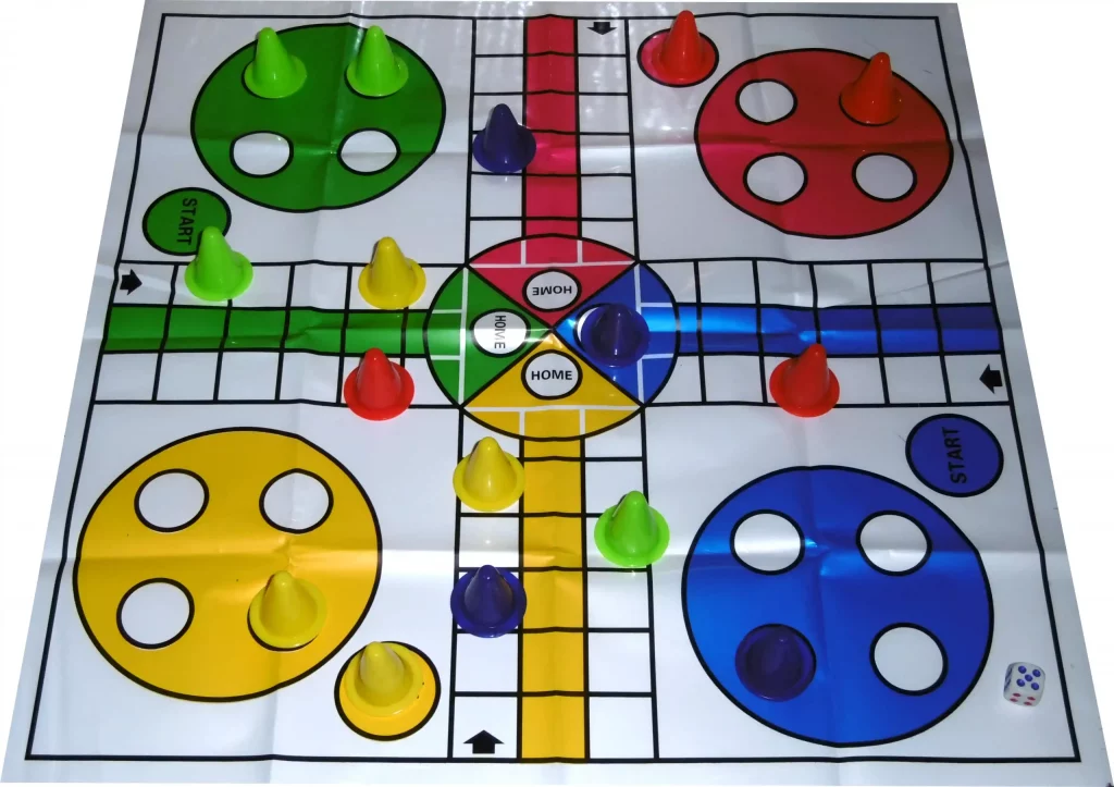 Großes Ludo-Spiel - Kita und Schule Spiel und Bastel
